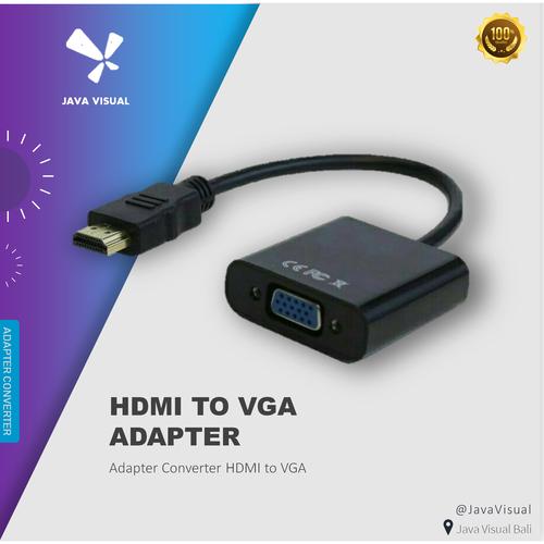Jual CONVERTER HDMI TO VGA - KABEL HDMI TO VGA - KONEKTOR HDMI TO VGA ...