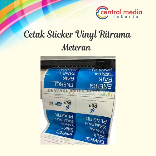 Jual Cetak Sticker Vinyl Waterproof Meteran Ritrama Stiker Anti Air Met ...