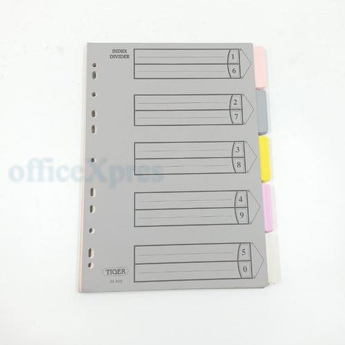 Jual Pembatas Binder 12 Warna/ Divider Ordner 10 Warna / Pembatas Odner ...