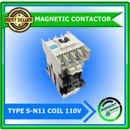 Jual Contactor Mitsubishi S-N11 / 110VAC Magnetik kontactor coil 110VAC ...