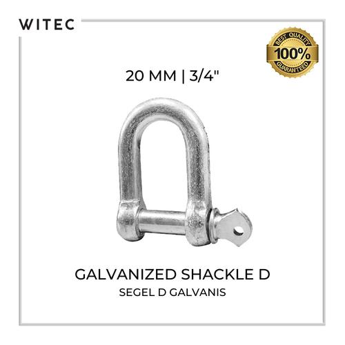 Jual Shackle D Galvanized / Segel D 20mm (3/4”) Sambungan Rantai Galv ...