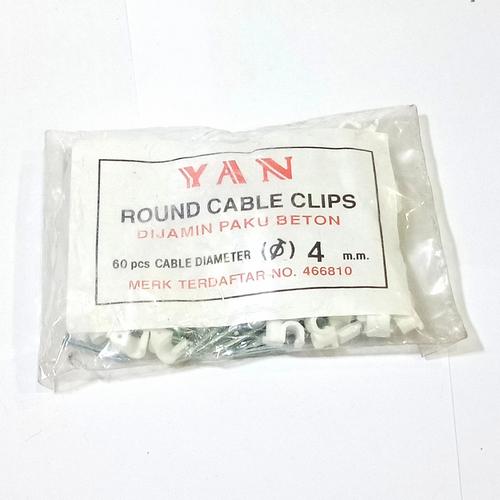 Jual KLEM KABEL / PAKU KLEM UKURAN 4MM PAKU BETON - YAN - Kota Bandung ...