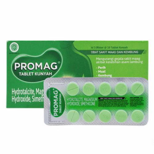 Jual PROMAG TABLET (KEMASAN BARU) - PER KOTAK @ 3 BLISTER X 10 TABLET ...