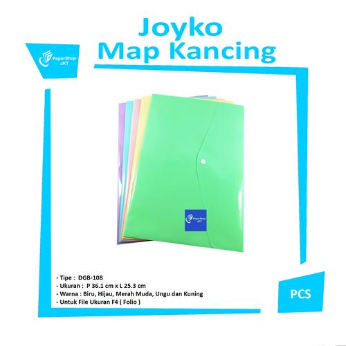 Jual JOYKO MAP KANCING PLASTIK DBG-108 PASTEL COLOR [ LUSIN ] - Kuning ...