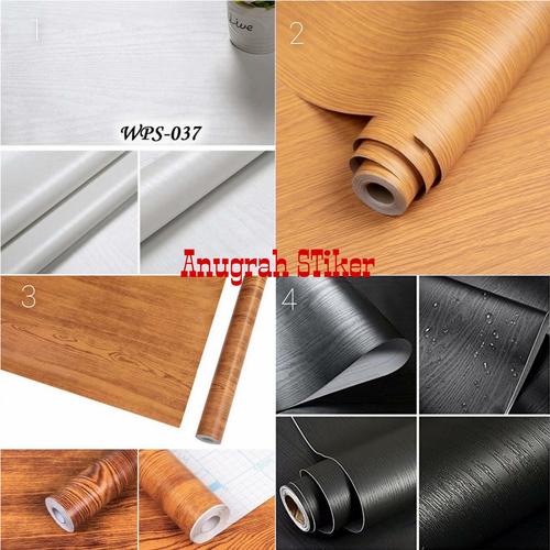 Jual wallpaper sticker kayu/ sticker dinding/ wallsticker - Kota Bekasi ...