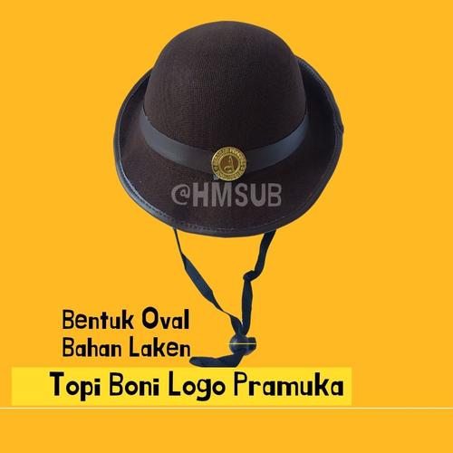 Jual Topi Boni Pramuka / Topi Pramuka Bahan Laken / Topi Boni Logo ...