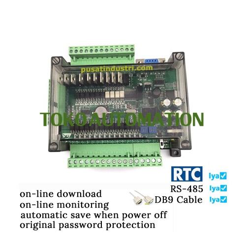 Jual FX3U-24MT FX3U 24MT 14 Input 10 Output 24V 1A Industrial PLC PW10 ...