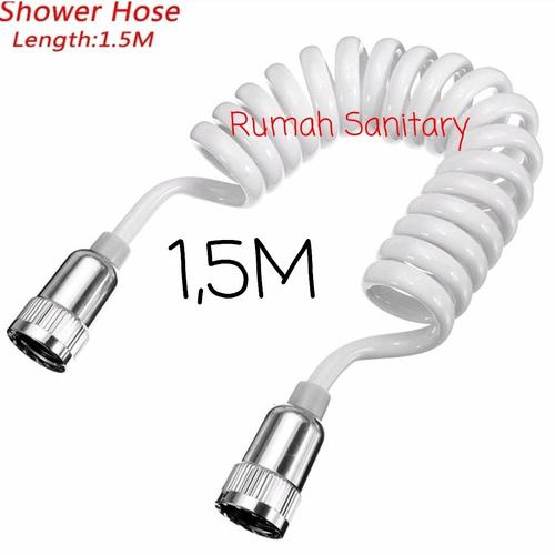 Promo Selang shower mandi 1,2m 1,5m jet bidet spray air fleksibel ...