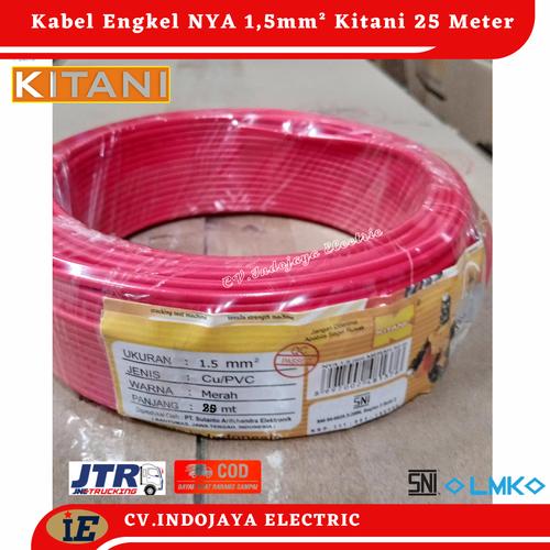 Jual Kabel Listrik Engkel/Tunggal NYA 1,5mm² Kabel Kitani Kabel Panjang ...