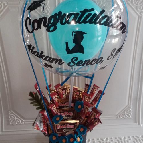 Jual buket balon snack / balon wisuda / snack balon - Kota Bekasi - la ...