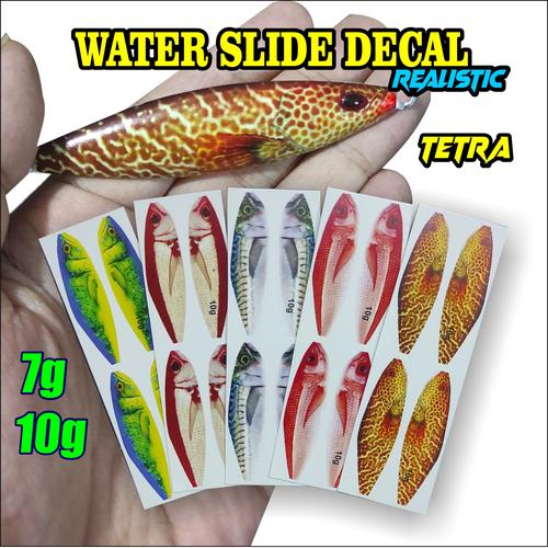 Jual Water Slide Decal Micro jig Lure Tetra 7g 10g - MACKEREL, 10GRAM ...