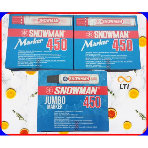 Jual Spidol Jumbo 450 / Spidol snowman permanent Jumbo Marker J 450 ...