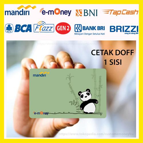 Jual KARTU EMONEY MANDIRI BCA GEN 2 BNI BRI ANIME KARTUN PANDA LUCU ...