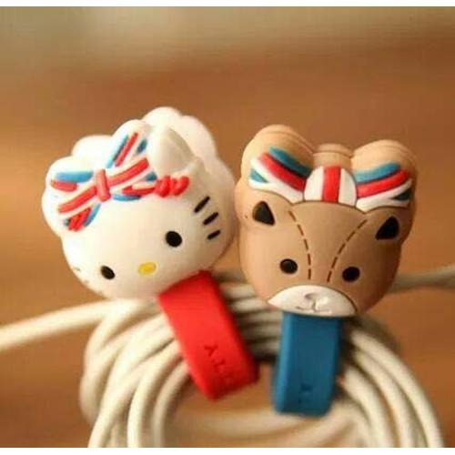 Jual HELLO KITTY Cord Holder Klip Kabel -Pengikat Kabel/Penggulung ...
