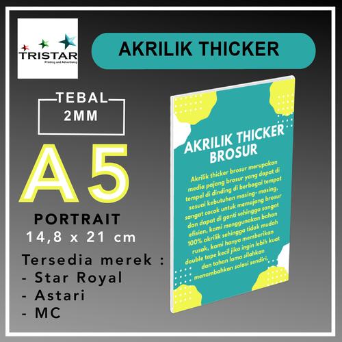 Jual Akrilik Thicker frame dinding A5 tempel - landscape - Jakarta ...