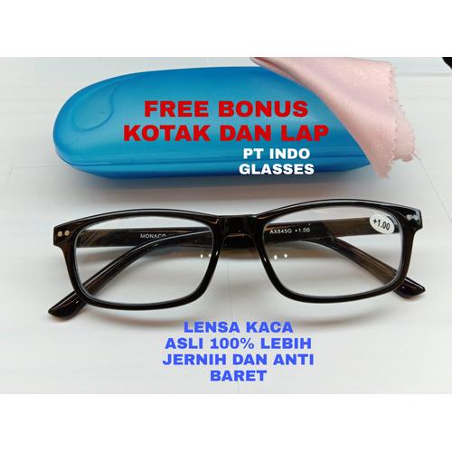 Jual Kacamata baca plus lensa kaca asli pria wanita kacamata auto fokus ...