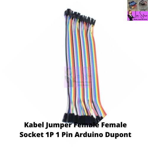 Jual Kabel Jumper Female Female Socket 1P 1 Pin Arduino Dupont - Kota ...