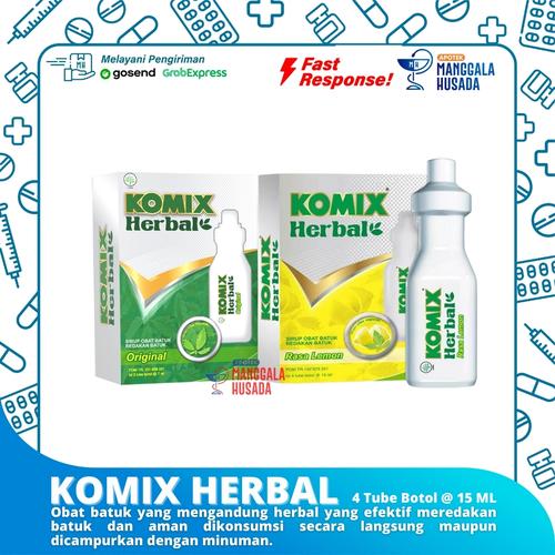 Jual KOMIX HERBAL PER BOX ISI 4 TUBE BOTOL @ 15 ML - ORIGINAL - Kota ...