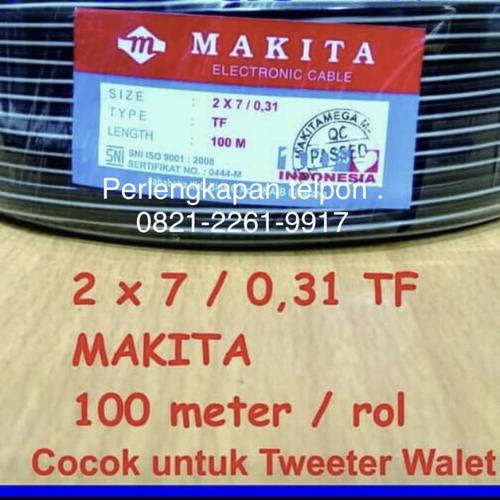 Jual Kabel twin flat (TF) Makita 2x7 (0,31) - Jakarta Pusat ...