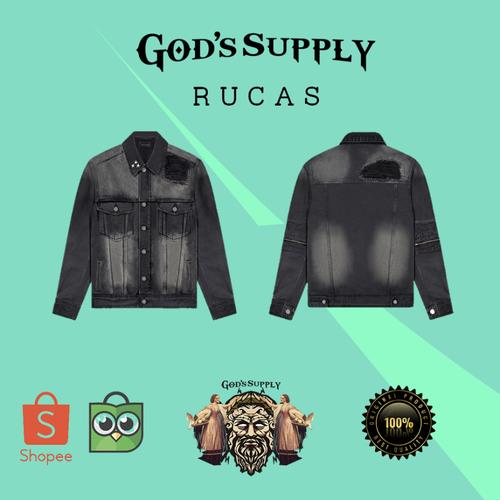 Jual RUCAS JADE BLACK BIKER DENIM JACKET [ORIGINAL GUARANTEE BNIB ...