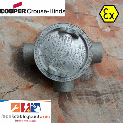Jual Exproof Junction Box CROUSE HINDS GUAX 26 GUAX26 3/4" Aluminium 4 ...