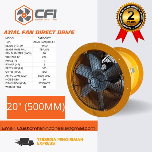 Jual AFD Axial Fan Direct Drive 20" (2HP/1PHASE/1450RPM) Teflon Blade ...