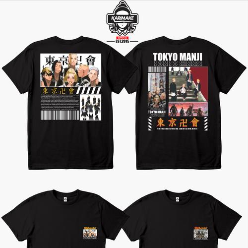 Jual Kaos Baju Anime TOKYO REVENGERS MANJI TOMAN GANG Kaos Anime ...