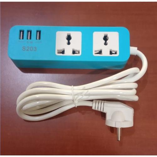 Jual 1.8 M TERMINAL SAMBUNGAN KABEL 2 COLOKAN ADAPTOR USB 3 Port ...