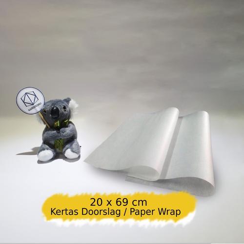 Jual Paper Wrap / Kertas Pembungkus / Doorslag 20x69 cm Putih Murah ...