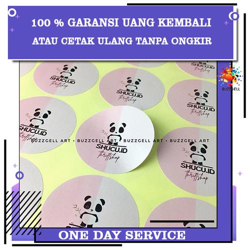 Jual SBC 2-10 Cetak Stiker Label Produk Custom Sticker Olshop Print ...