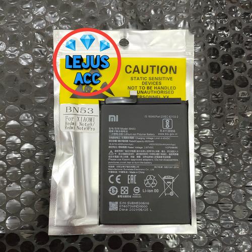Jual Baterai Batre Battery Xiaomi Redmi Note 10 Pro Max BN53 BN 53 ...