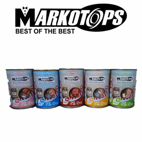 Jual Makanan Kucing Dewasa Markotops Adult Kaleng 400g - Sardine ...
