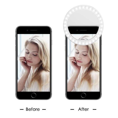 Jual LED Smartphone Selfie Lampu USB HP Ring Bulat Ring Mini Kamera ...