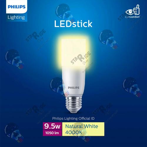 Jual Lampu Philips LED DL Stick 9.5 Watt W E27 Natural Cool White 4000K ...