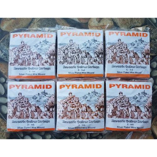 Jual Senar Gitar String Akustik Pyramid Piramid Original 1 2 3 4 5 6 ...