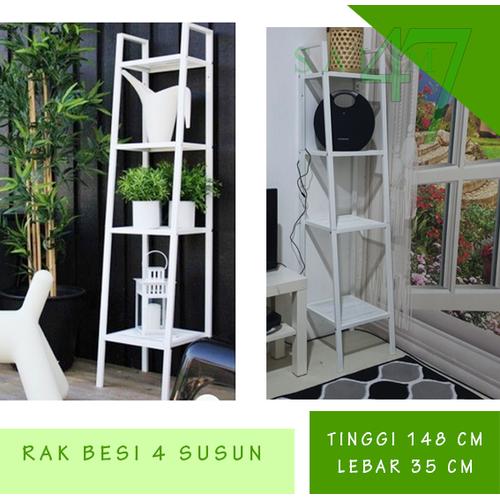 Jual RAK BESI 4 SUSUN / Rak Susun Rak Foto 4 Tingkat 35x148cm RAK BUKU ...