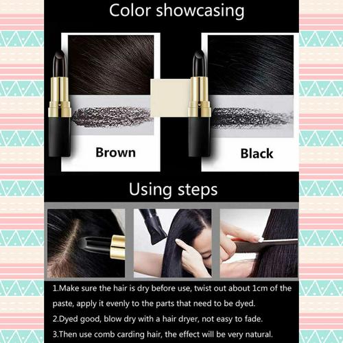 Jual stick pen penghitam rambut penutup uban model lipstik - Hitam ...