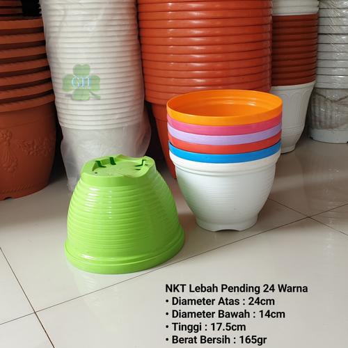 Jual Pot NKT Lebah Pending 24 Warna - Tanaman Hias Bunga - Putih - Kab ...