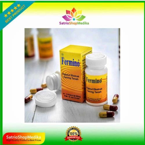 Jual FERMINO KECIL 12 KAPSUL EKSTRAK CACING TANAH OBAT TIFUS TIPES ...