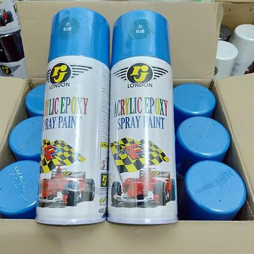 Jual cat semprot rj london 400cc warna blue(21)pylox pilox - Jakarta ...