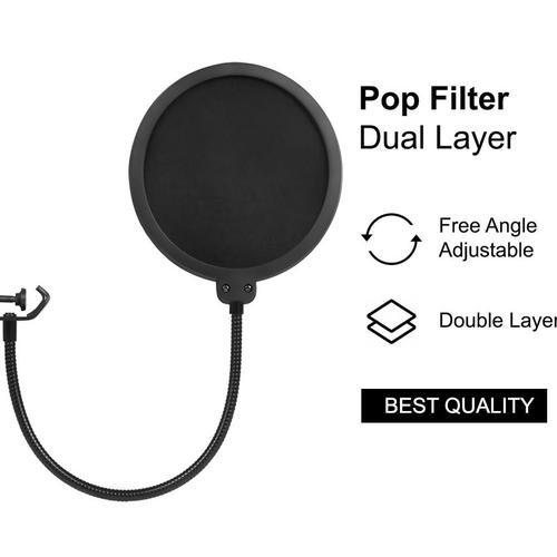 Jual pop filter mic condenser pop shield - Jakarta Barat - pusat ...