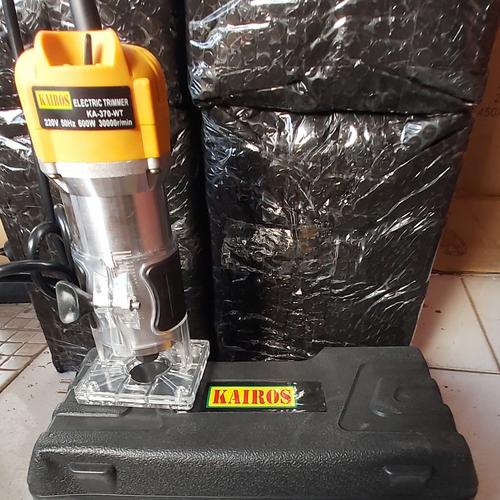 Jual Mesin trimmer kayu atau profil kayu kairos 600w model koper - Kota ...
