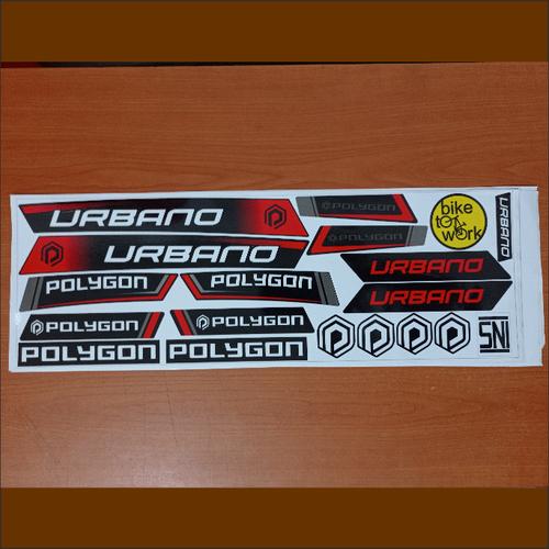 Jual sticker sepeda polygon decal sepeda - Siskiu Kuning - Kab ...