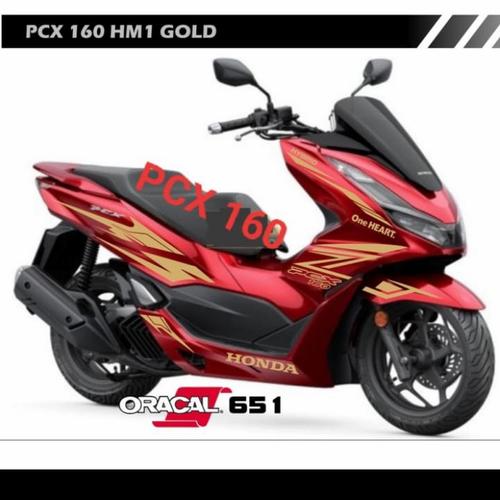 Jual Striping Cutting Sticker New Honda PCX 160 3pilihan gambar&warna ...