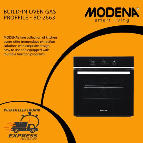 Promo Modena Build in oven GAS BO - 2663 Oven gas Modena Bo 2663 56 ...