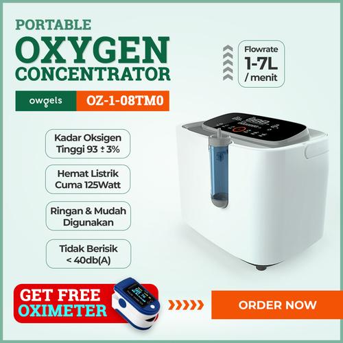 Jual Owgels Oxygen Concentrator OZ-1-08TM0 Alat Penghasil Oksigen ...