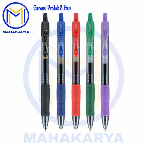 Jual Pulpen Gel Pilot G2 / Pulpen BL-G2 Pilot Original - Hitam, 0.5mm ...