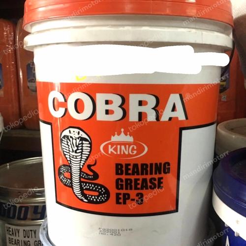 Jual Gemuk/Gommok/Grease/Pelumas COBRA KING BEARING GREASE EP 3 15KG ...