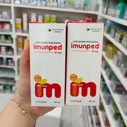Jual Imunped Syrup 60 ml Vitamin C Zinc Asli Original Daya Tahan Tubuh ...