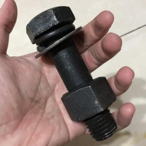 Jual Baut Mur Baja A325 | M25 x 4" inc | baja a325 hitam - Jakarta ...